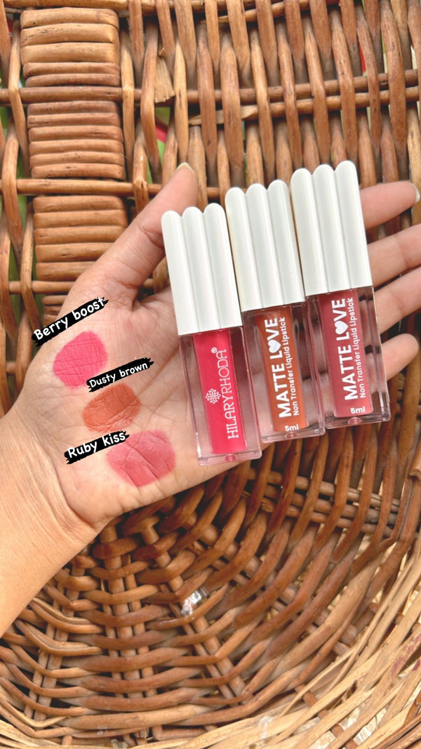 Hilary Rhoda Matte Love Lipsticks. Long Stay, Smudge-proof ...
